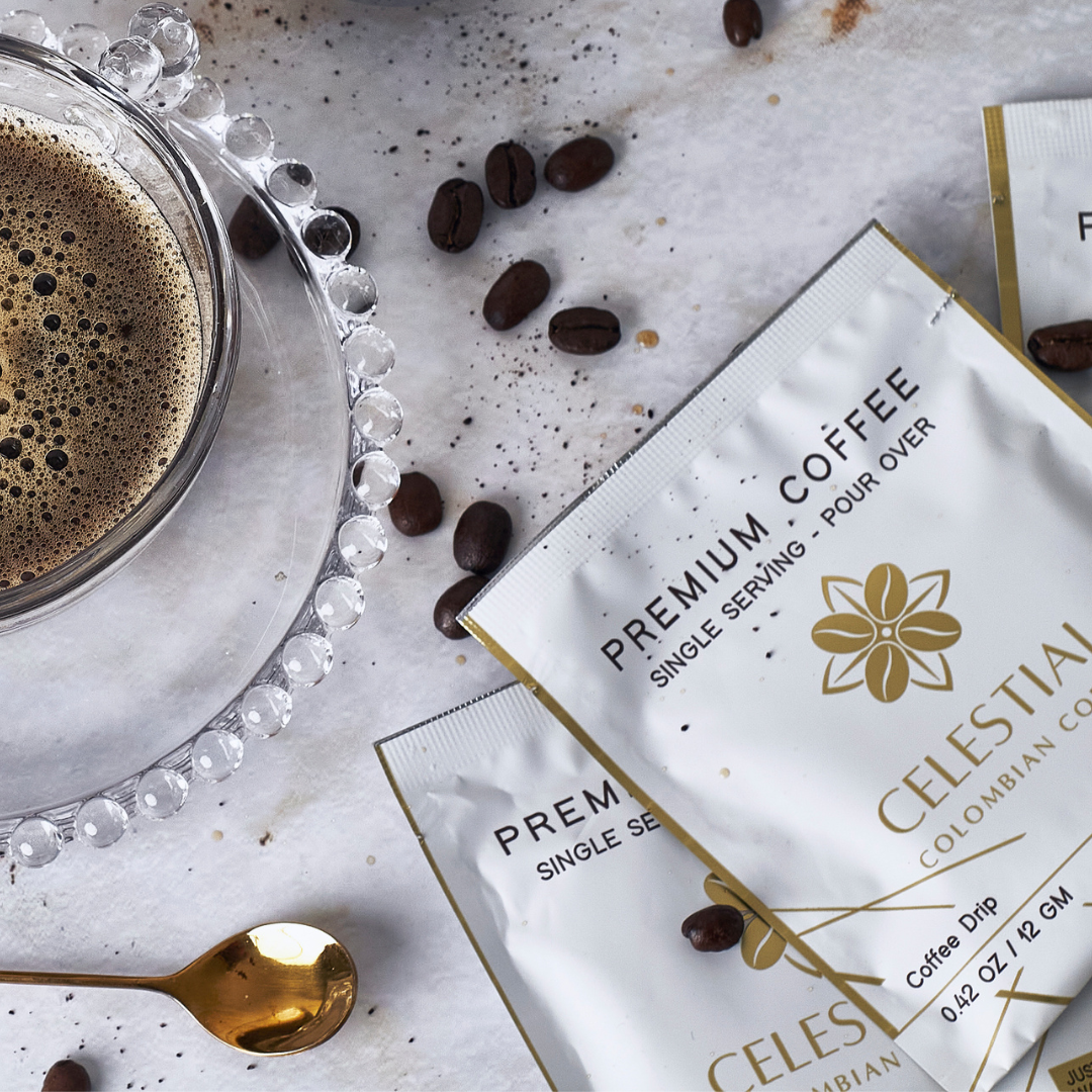 Coffee Drips With Individual Filter – Celestial Colombian Coffee